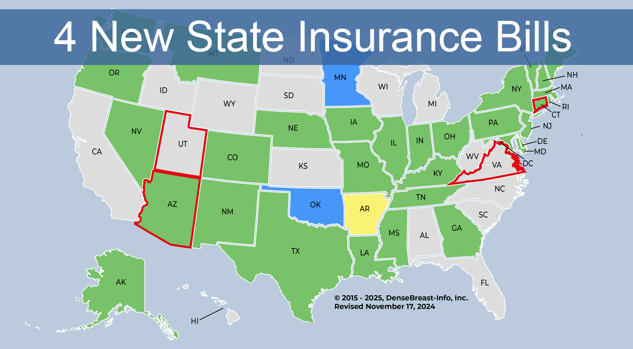 New state insurance bills | DenseBreast-info, Inc.