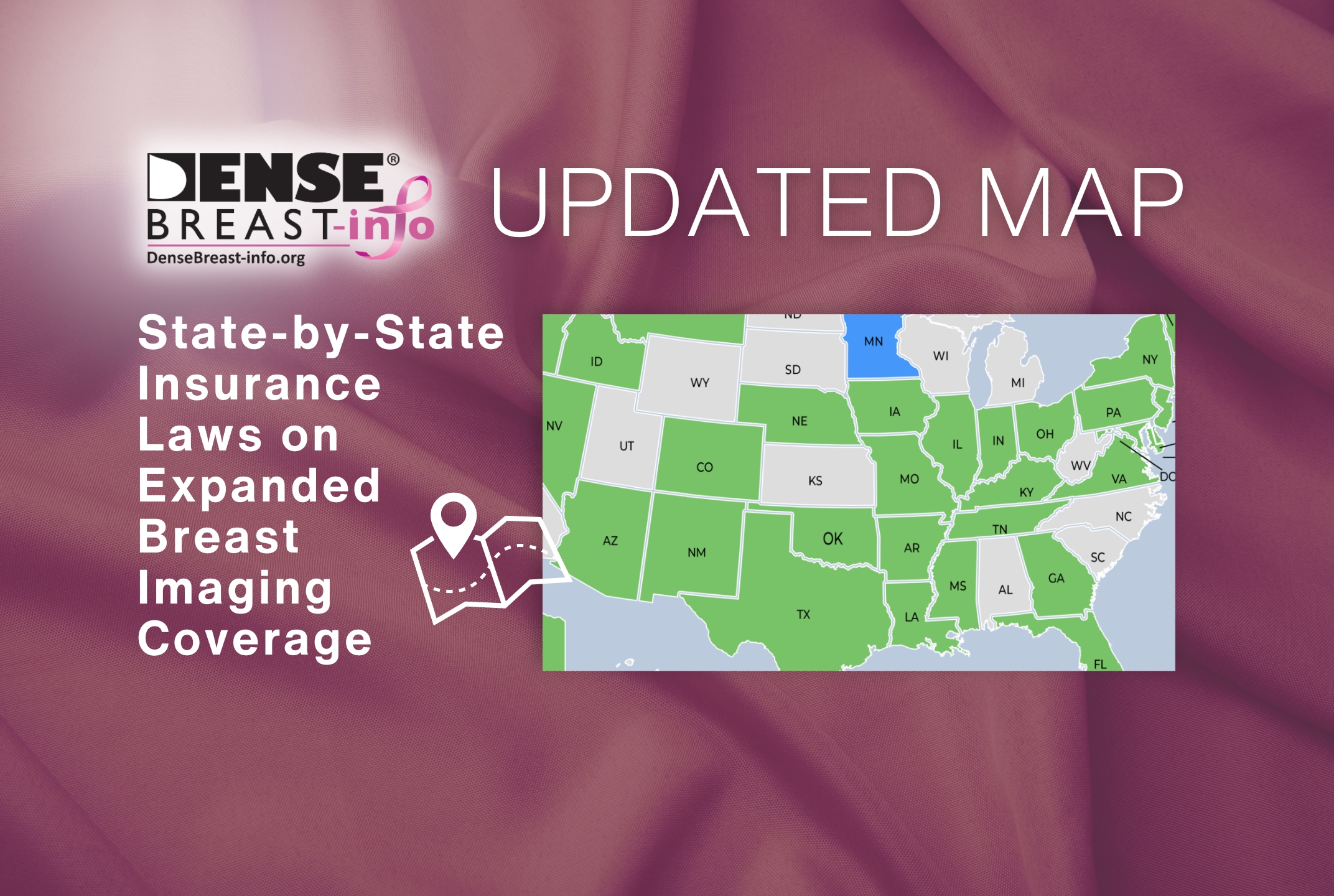 UPDATED: State-by-State Insurance Laws on Expanded Breast Imaging Coverage | DenseBreast-info, Inc.